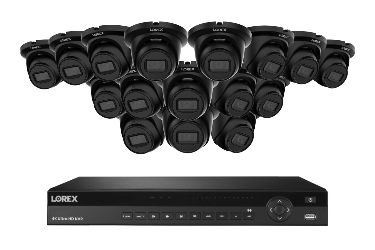 Lorex Elite Series 4K 16 Camera Capable 4TB Wired NVR System with 4MP