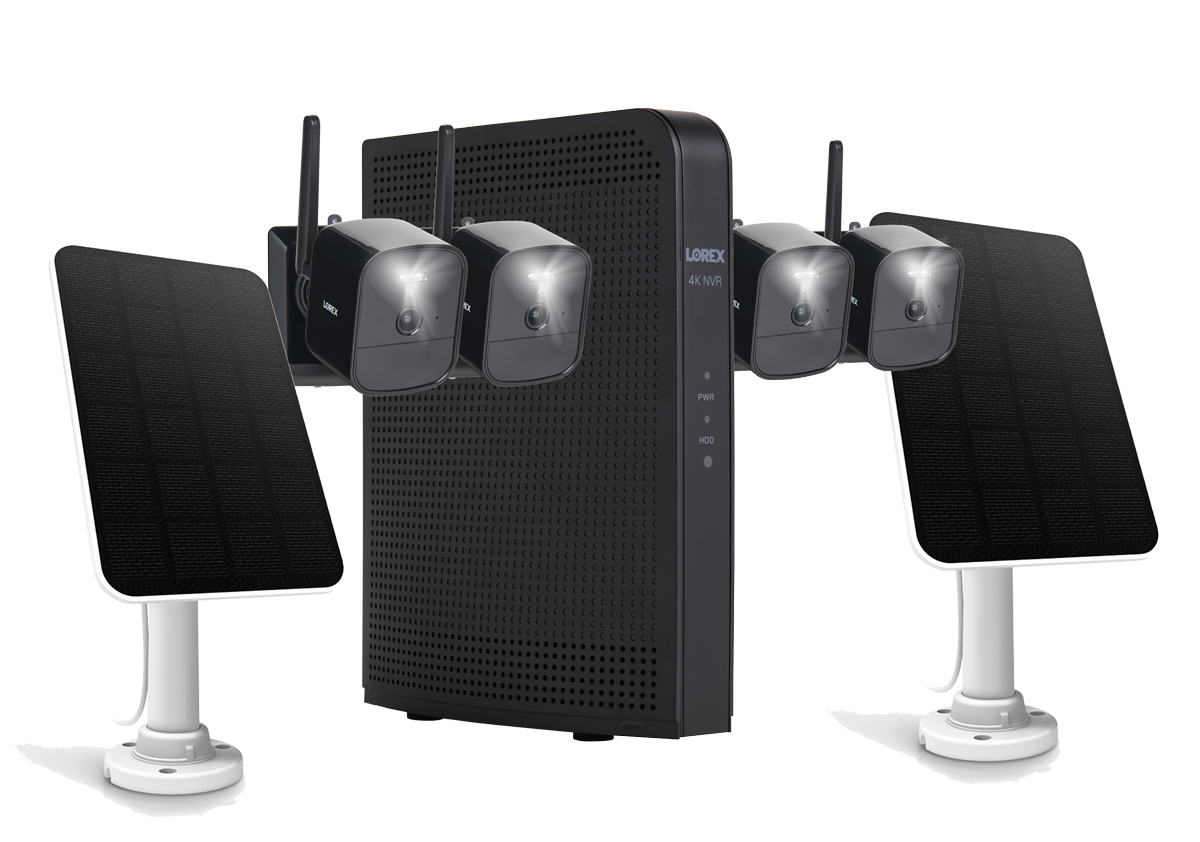 Lorex 4K NVR System with 4 Battery-Operated Cameras – Lorex Corporation US