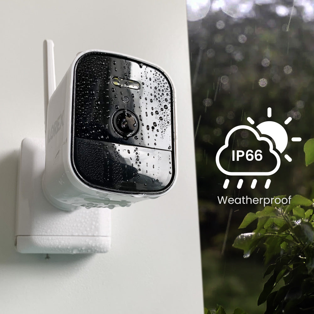 Lorex 4K NVR System with 2 Battery-Operated Cameras