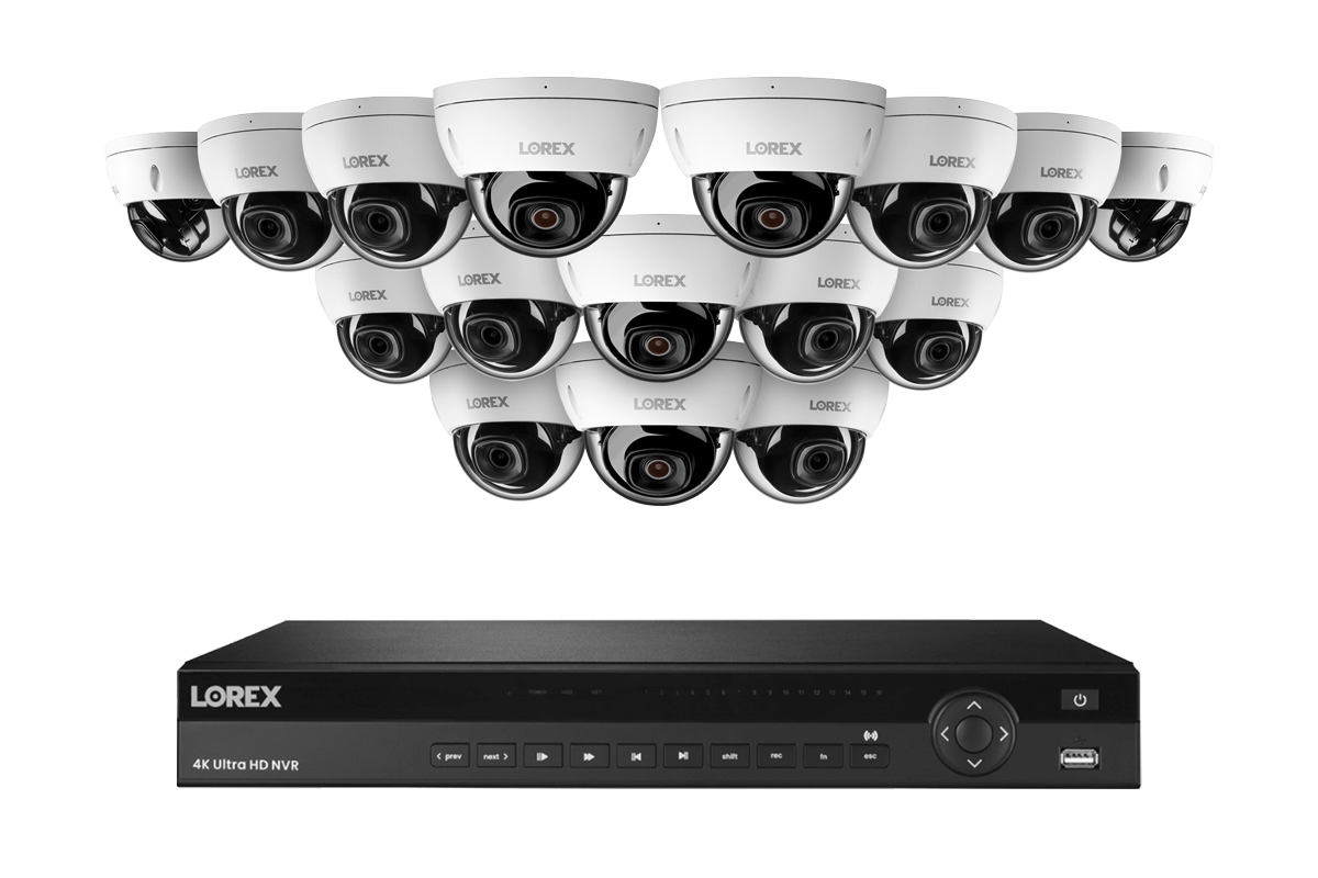 Lorex Elite Series 4K 16 Camera Capable 4TB Wired NVR System with 4MP