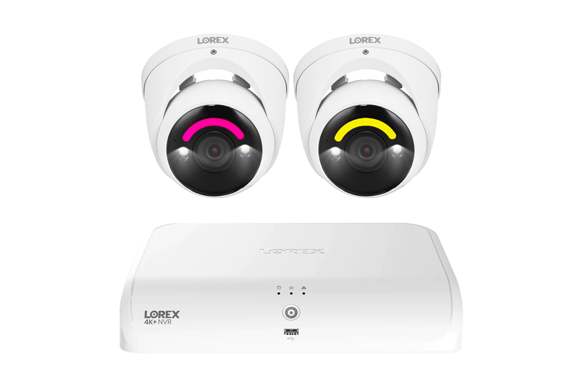 Lorex 4K+ 12MP 16 Camera Capable (8 Wired + 8 Fusion Wi-Fi ) 2TB Wired