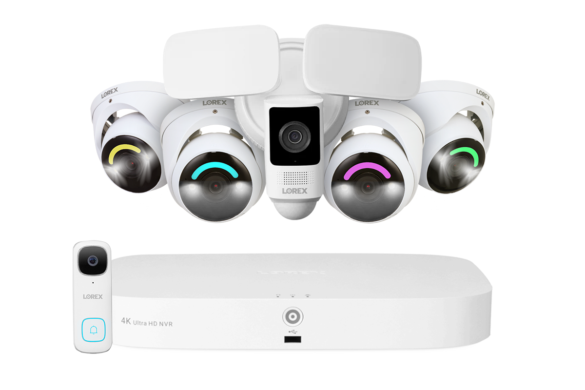 Lorex Fusion 4K 16 Camera Capable (8 Wired + 8 Wi-Fi) 2TB NVR System w ...