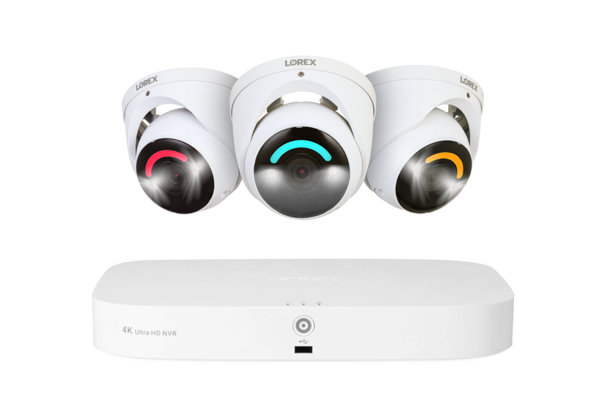 Lorex 4K+ 12MP 16 Camera Capable (8 Wired + 8 Fusion Wi-Fi ) 2TB Wired