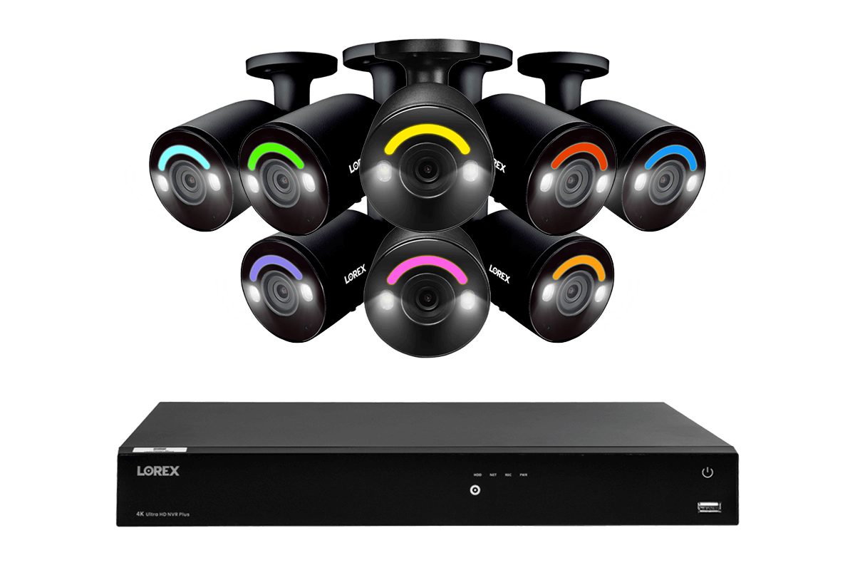 Lorex Fusion 4K 16 Camera Capable (16 Wired or Wi-Fi) 4TB Wired NVR Sy