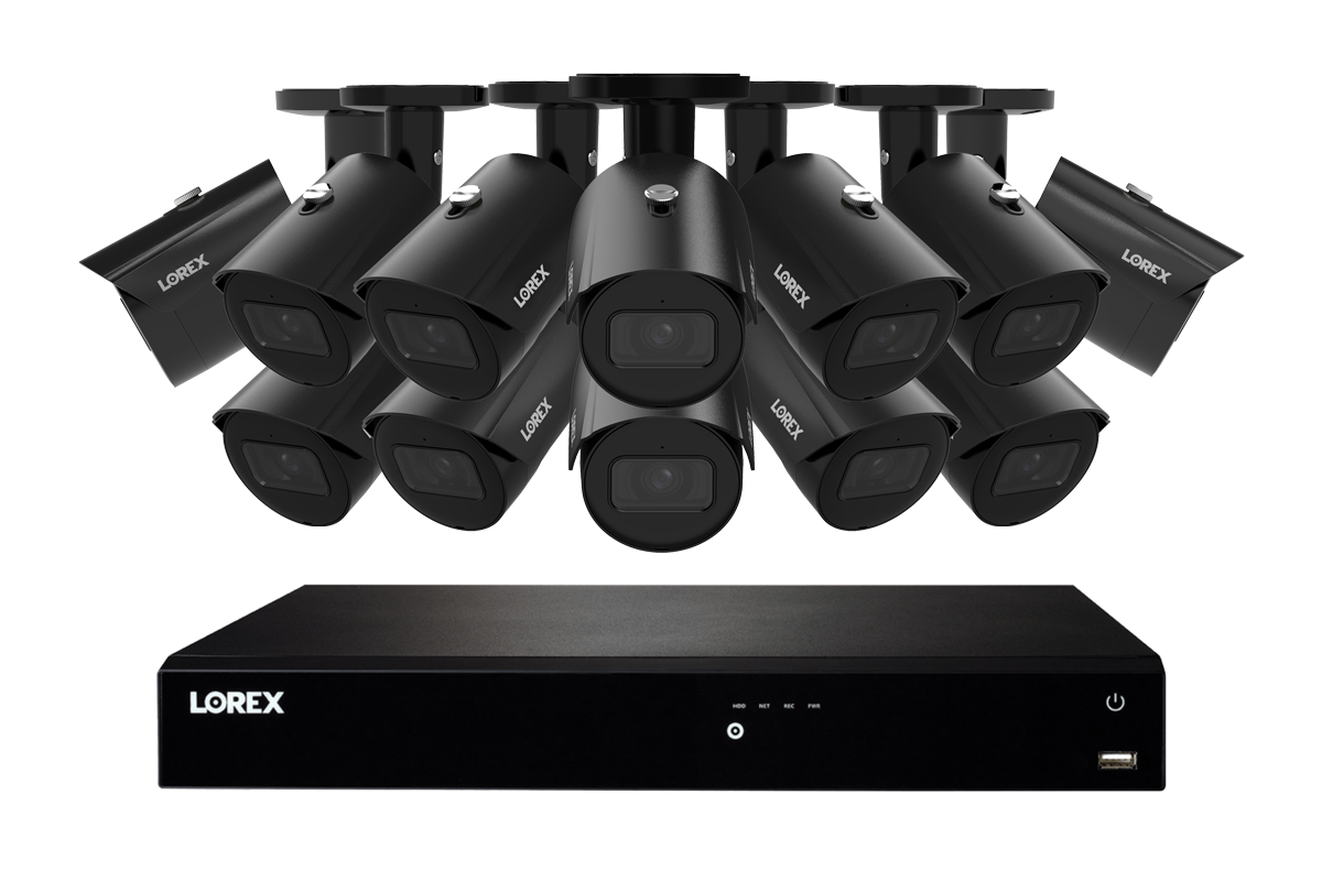 Lorex Fusion Series 4K 16 Camera Capable (Wired or Fusion Wi-Fi) 4TB W