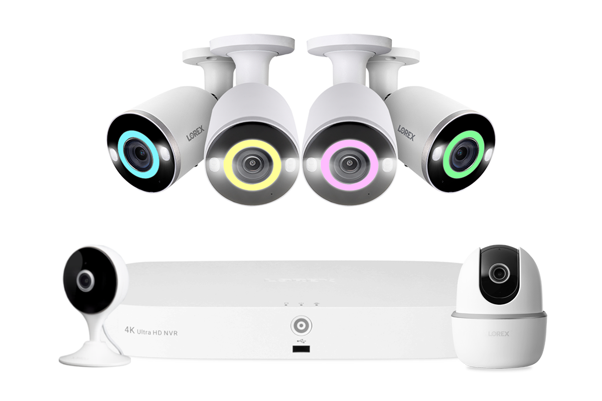 Lorex Fusion 4K 16 Camera Capable (8 Wired + 8 Wi-Fi) 2TB NVR System w ...