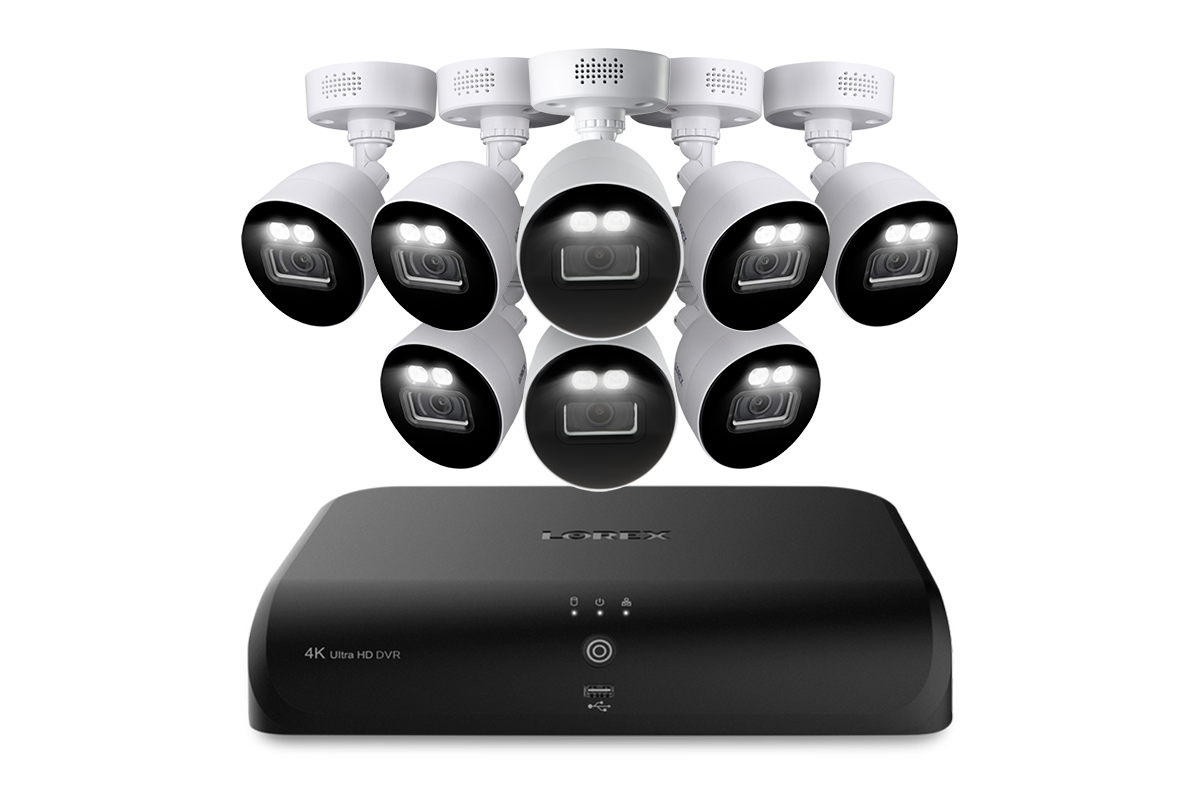 Lorex Fusion 4K 12 Camera Capable (8 Wired + 4 Wi-Fi) 2TB Wired DVR Sy