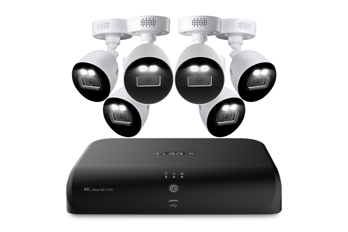 Lorex Fusion 4K 12 Camera Capable (8 Wired + 4 Wi-Fi) 2TB Wired DVR Sy