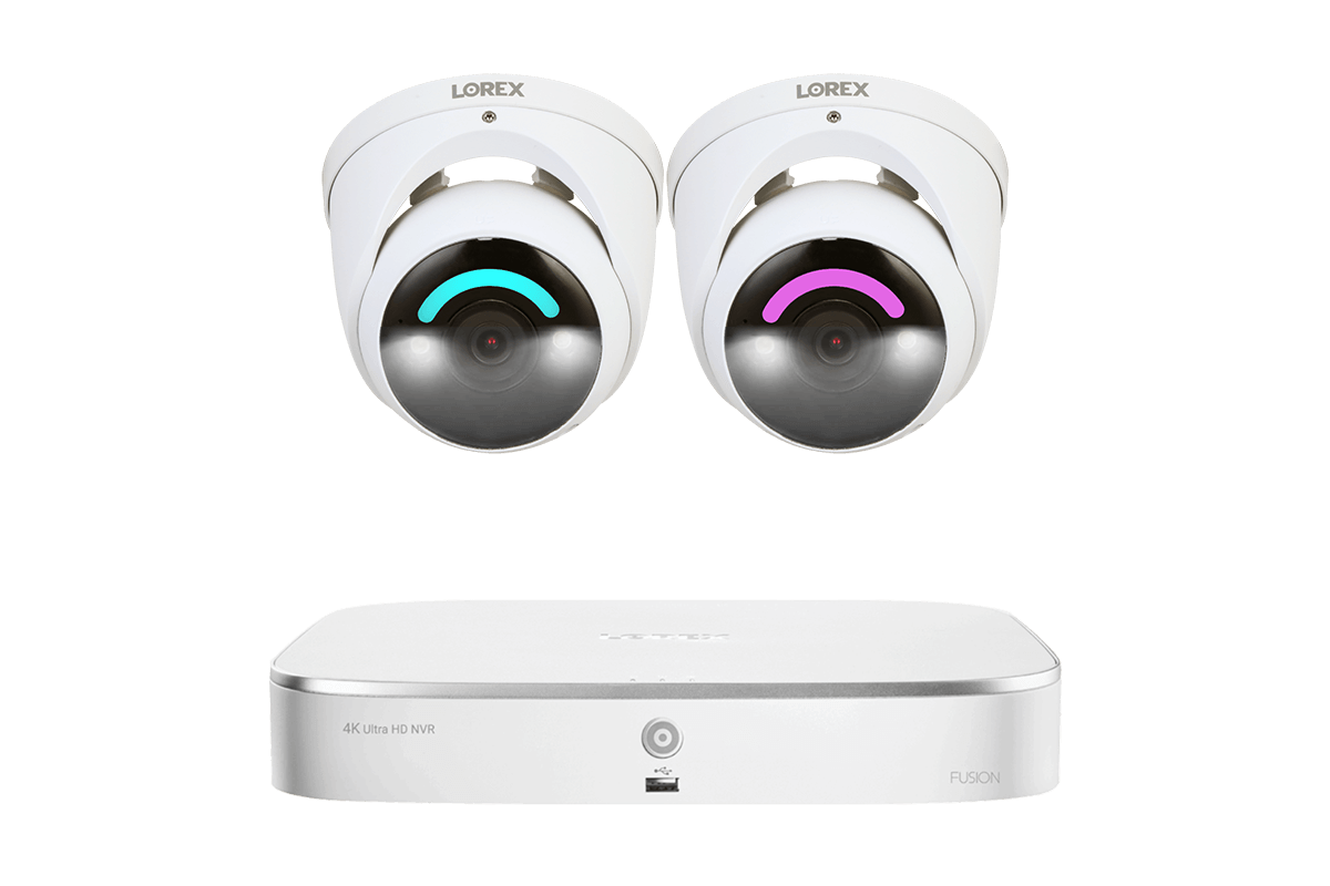 Lorex Fusion 4K 16 Camera Capable (8 Wired and 8 Wi-Fi) 2TB Wired NVR ...