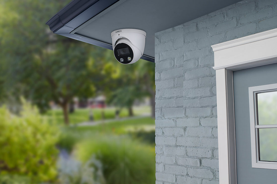 Lorex 4K IP Wired Dome Security Camera with Smart Deterrence and Smart