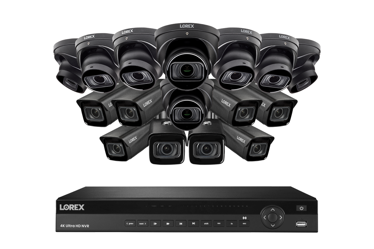 Lorex 4K (16 Camera Capable) Nocturnal 4 Pro Series NVR System with 8 ...
