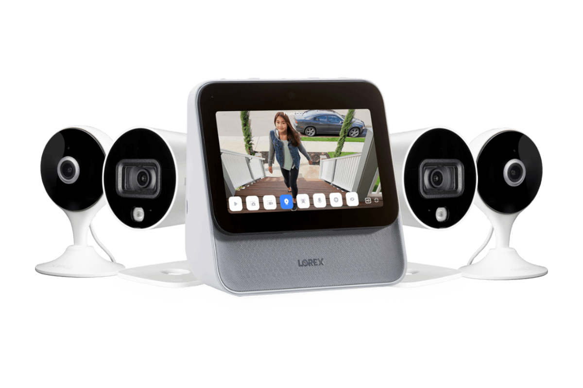 Lorex Smart Home Security Center with 4 Wi-Fi Security Cameras – Lorex ...