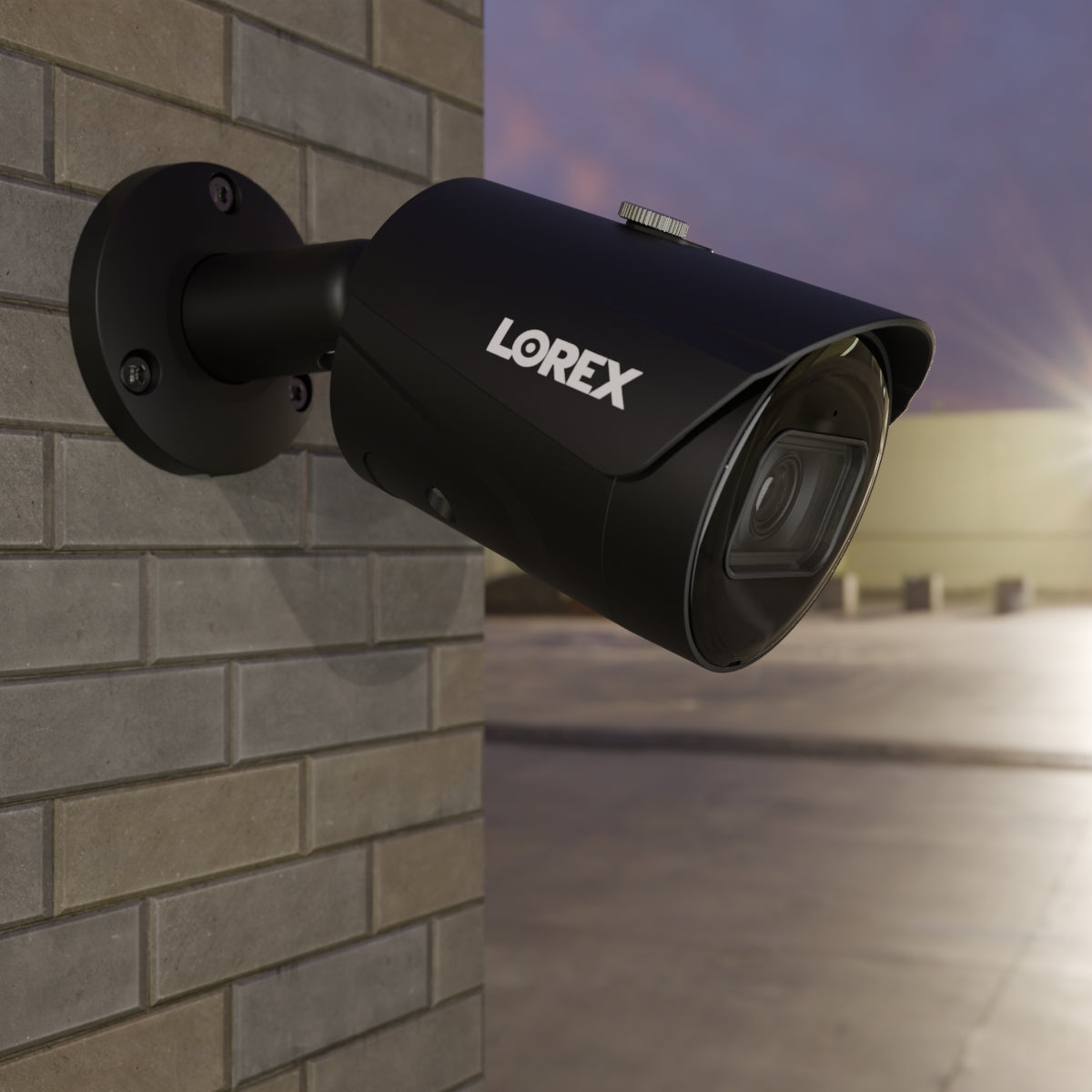 Lorex A4 IP Wired Bullet Security Camera with Listen-In Audio and Smart ...