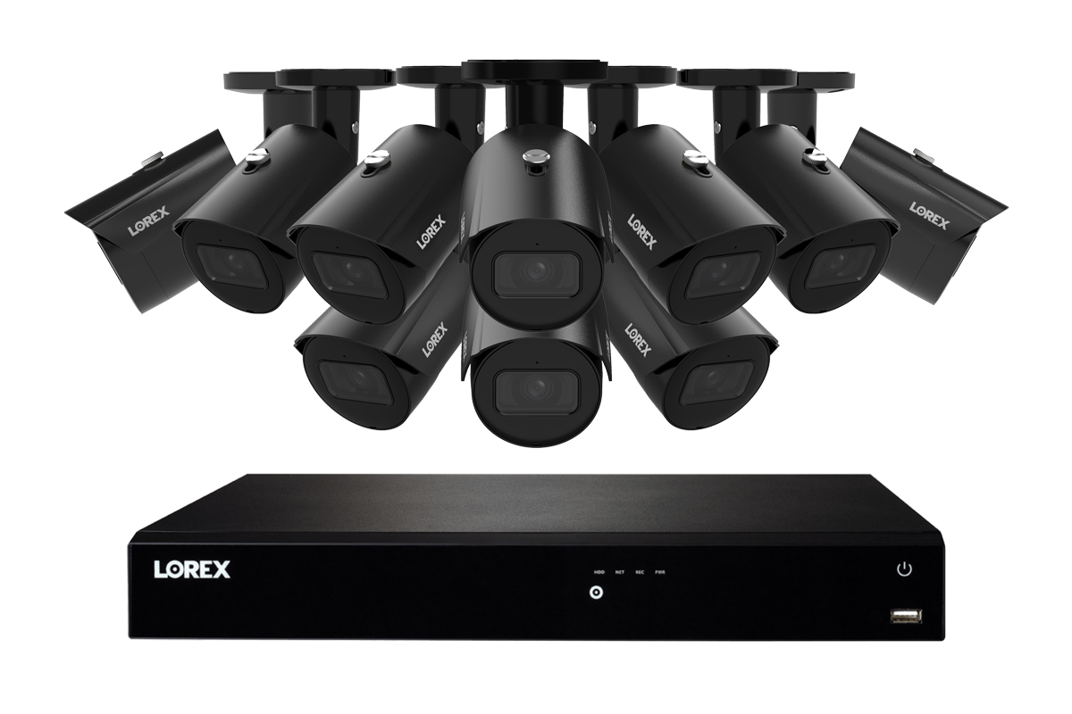 Lorex Fusion Series 4K 16 Camera Capable (Wired or Fusion Wi-Fi) 4TB W
