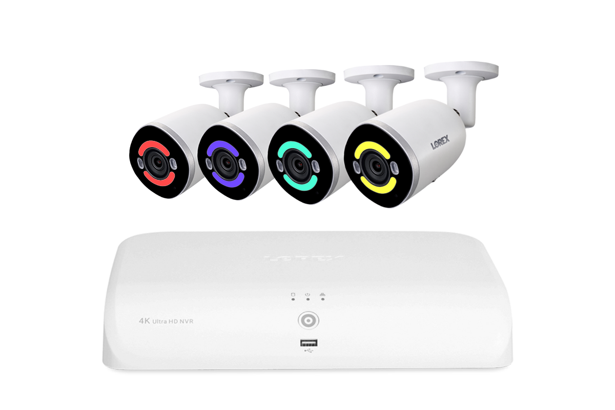 Lorex 4K Ultra HD 16 Camera Capable (8 Wired + 8 Fusion Wi-Fi) 2TB Wir