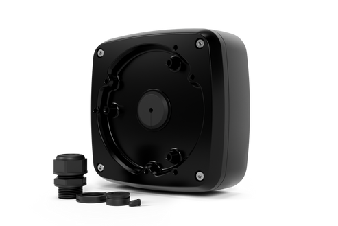 Outdoor Square Junction Box with Cable Gland for Turret and Dome Camer ...