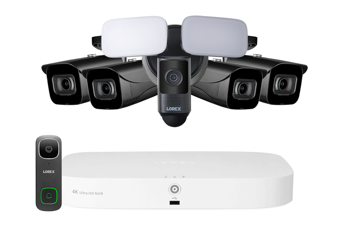 Lorex Fusion 4K 16 Camera Capable (8 Wired + 8 Wi-Fi) 2TB NVR System w ...