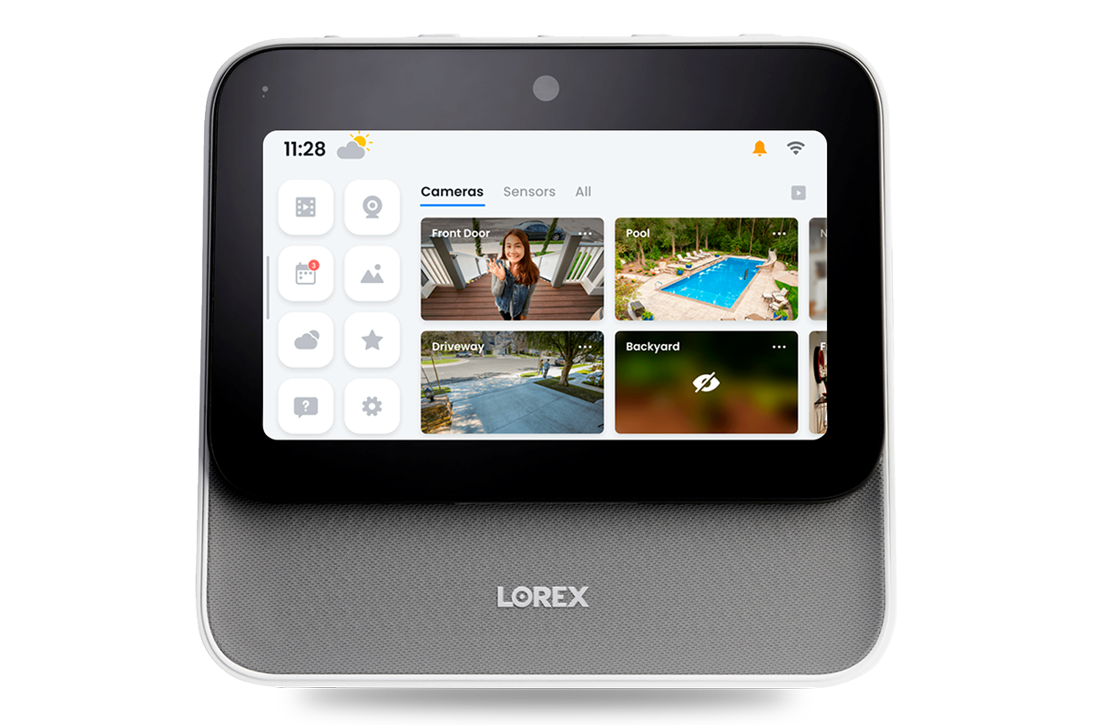 Lorex Smart Home Security Center with Four 2K Battery Operated-Cameras ...