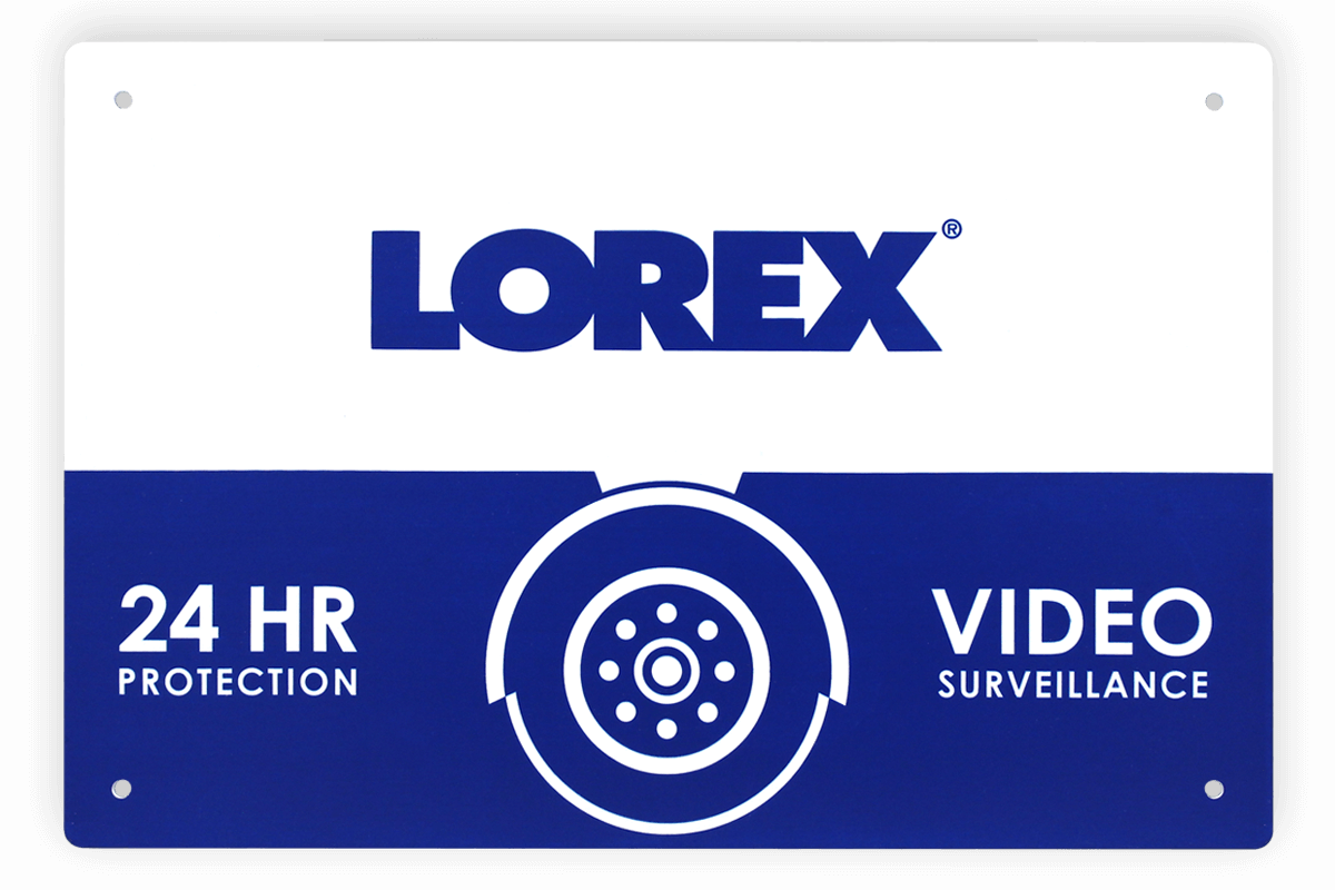 Lorex Security Fence/Wall Sign Deterrent – Lorex Corporation