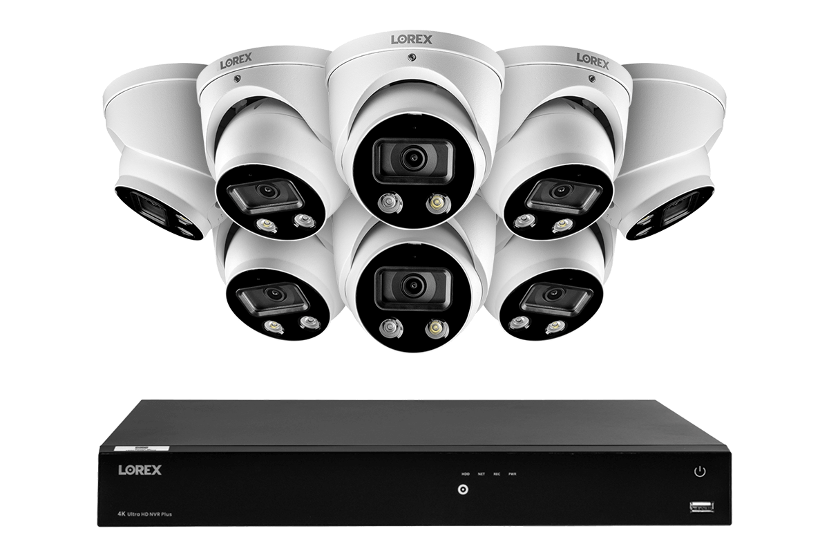 4K Ultra HD IP NVR Security Camera System with 8 IP Cameras – Lorex ...