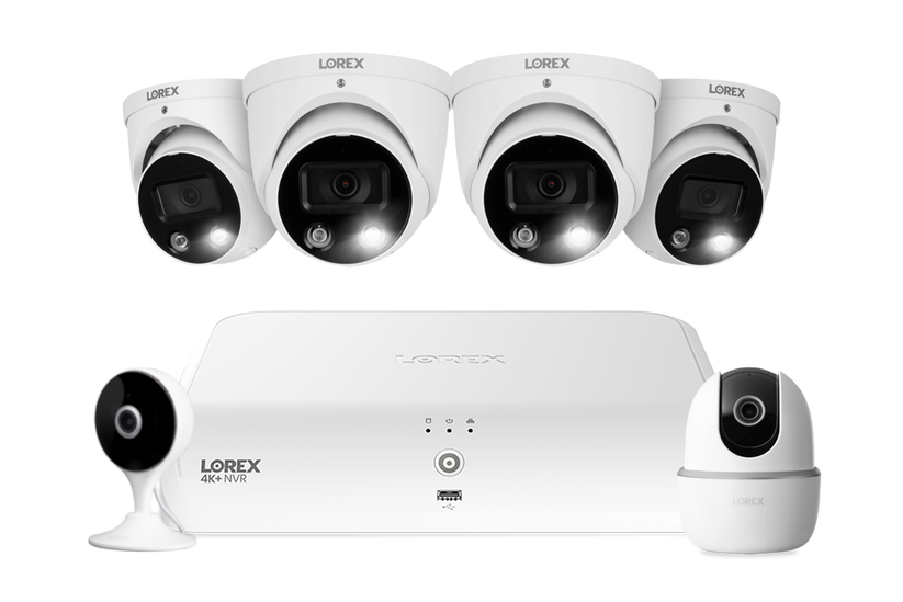 Lorex Fusion 4K+ 16 Channel (8 Wired + 8 Fusion Wi-Fi) 2TB NVR System