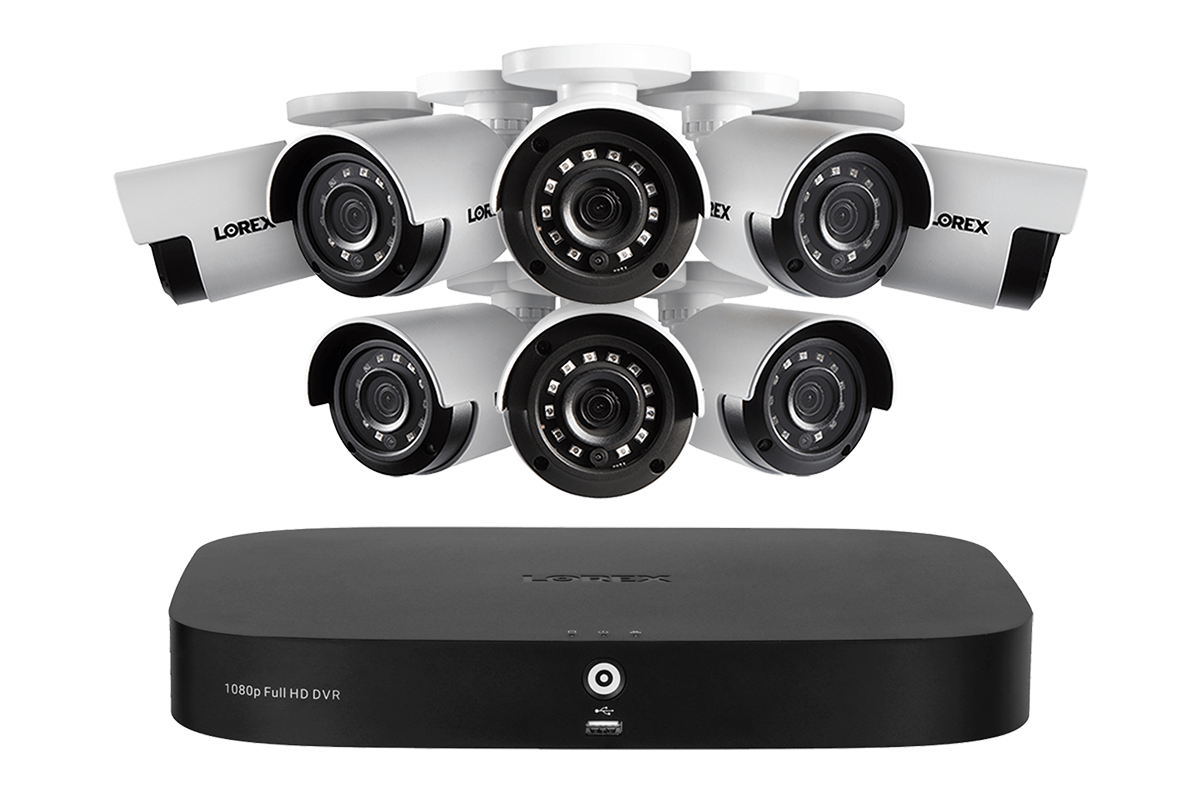 1080p 8-channel 1TB Wired DVR System