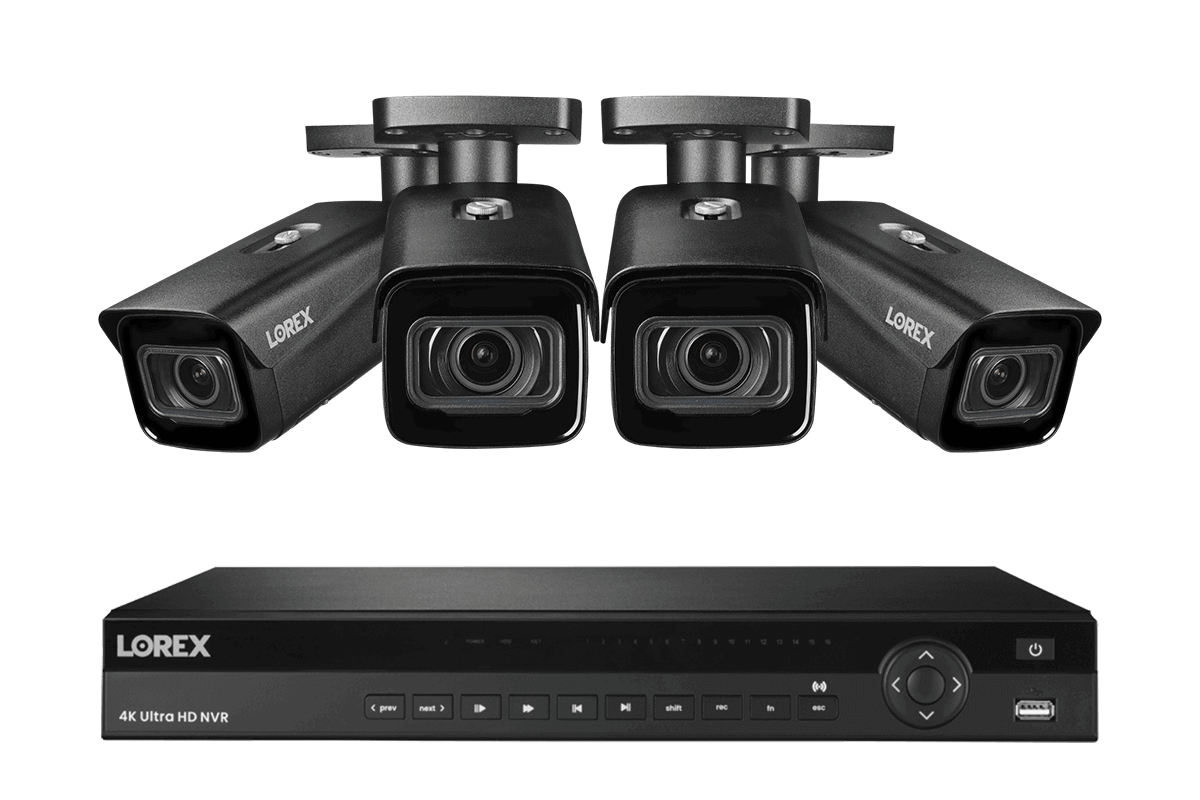 Lorex 4K (16 Camera Capable) 4TB Wired NVR System with Nocturnal 3 Sma