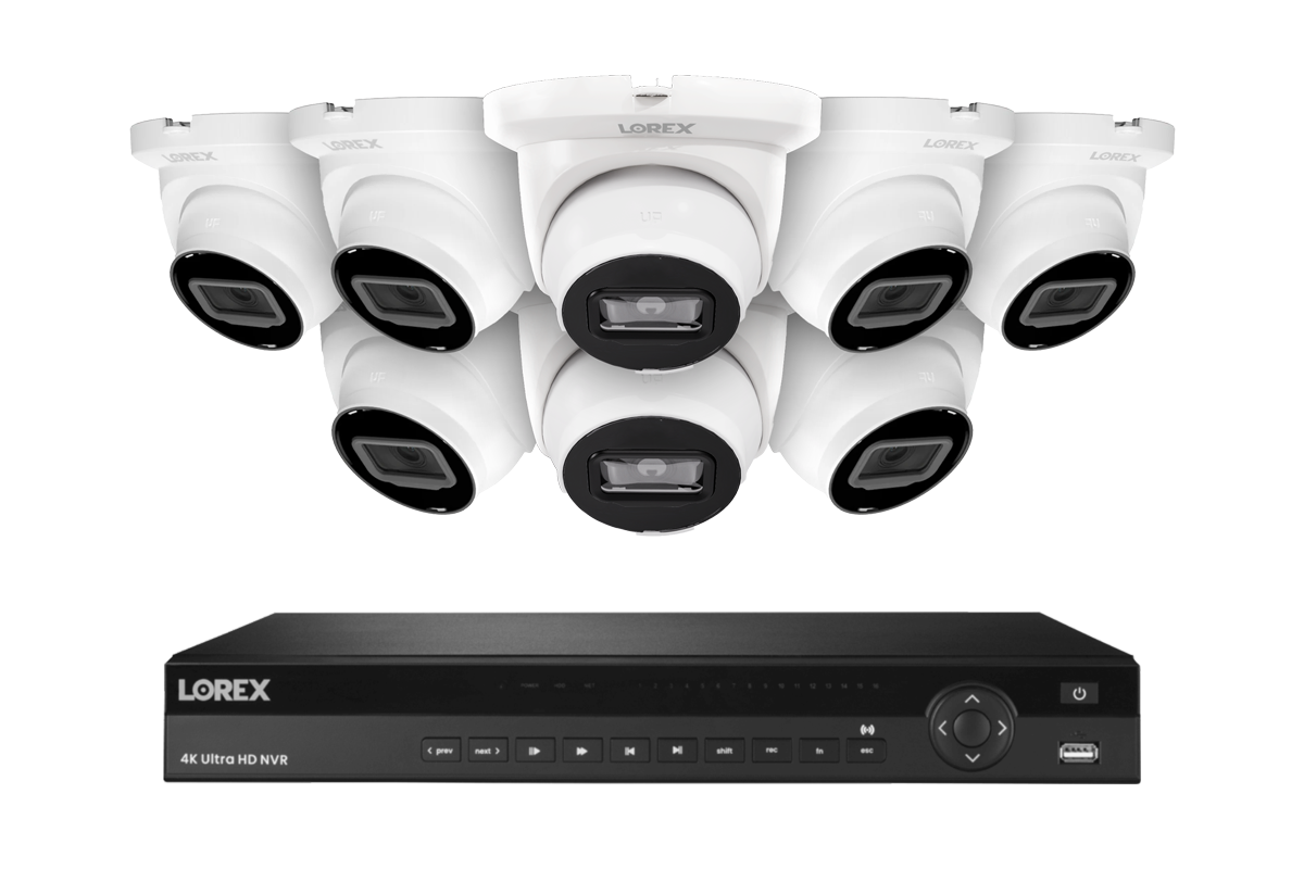 Lorex Elite Series 4K 16 Camera Capable 4TB Wired NVR System with 4MP