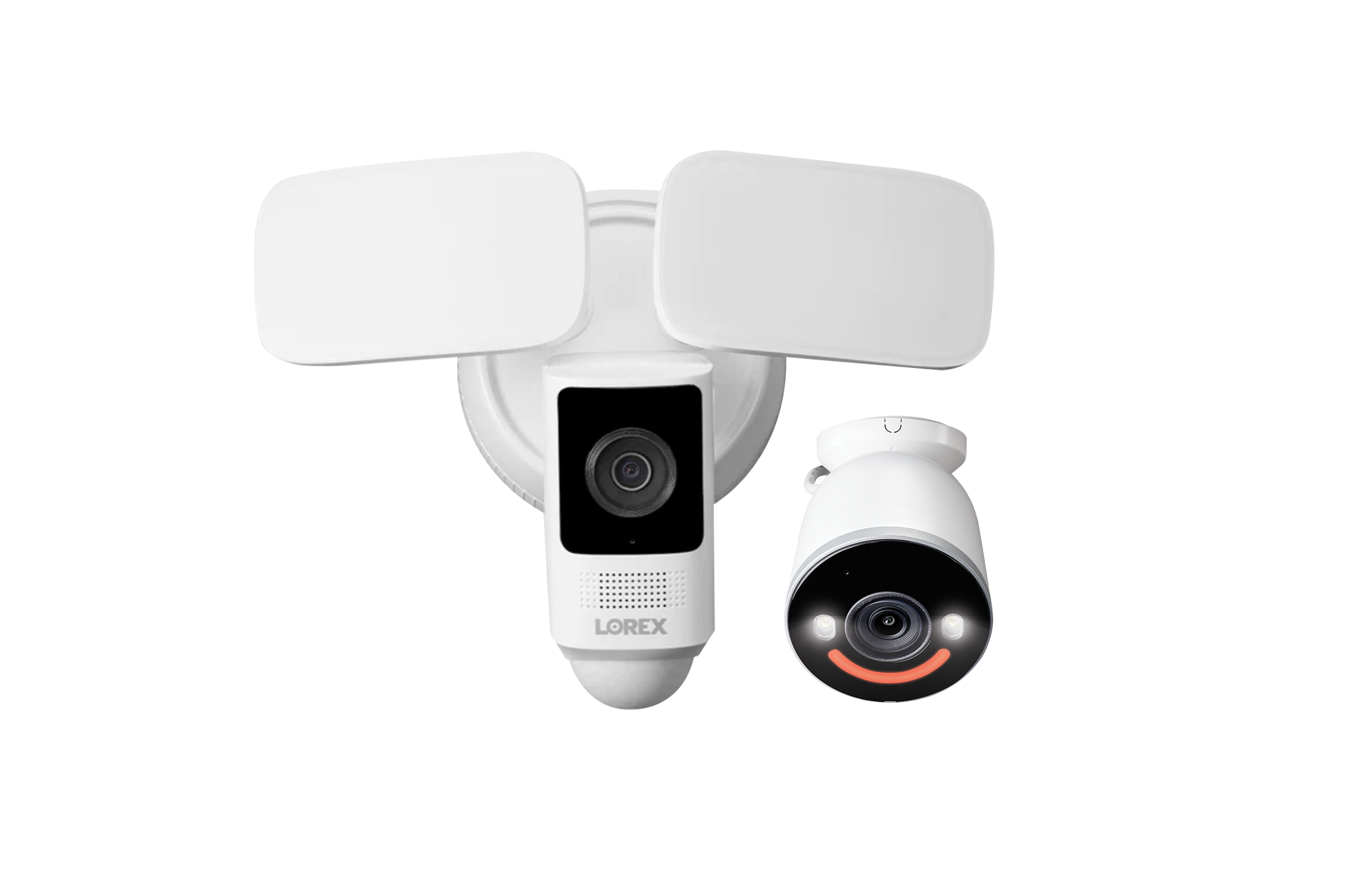 Lorex 2K Floodlight Wi-Fi Camera with 4K Spotlight Wi-Fi 6 Security Ca