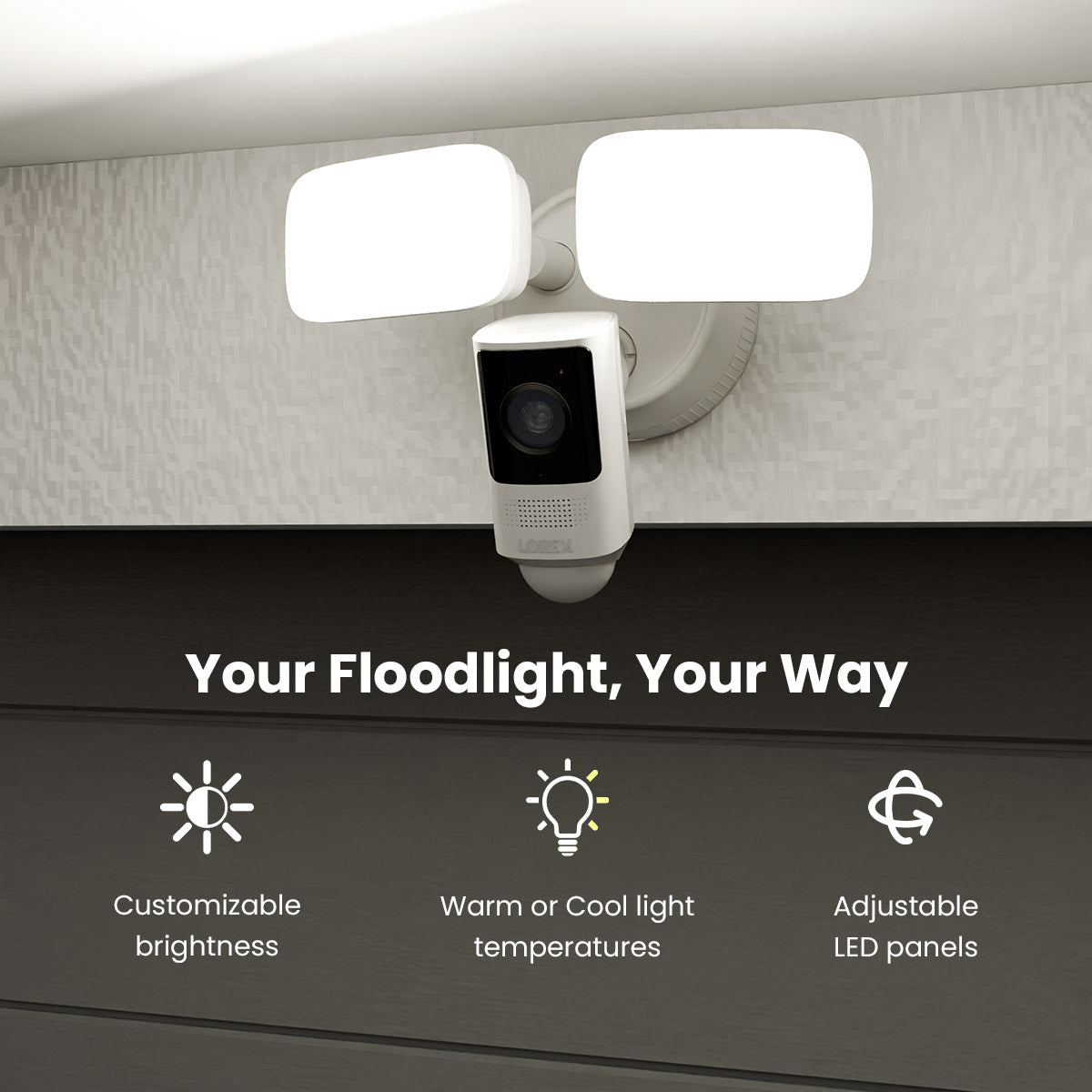 Lorex Wireless Fusion - 4K+ NVR with 2K Wired Doorbell, Outdoor Pan-Ti