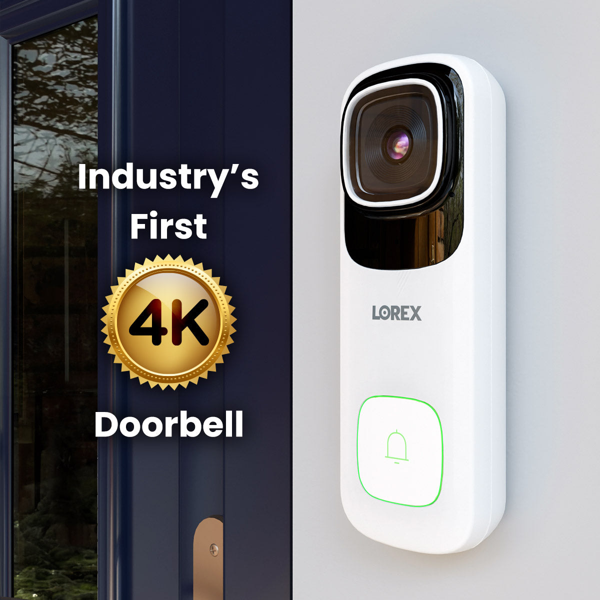 Lorex Wireless Fusion - 4K+ NVR with 2K Wired Doorbell and 4K Smart ...