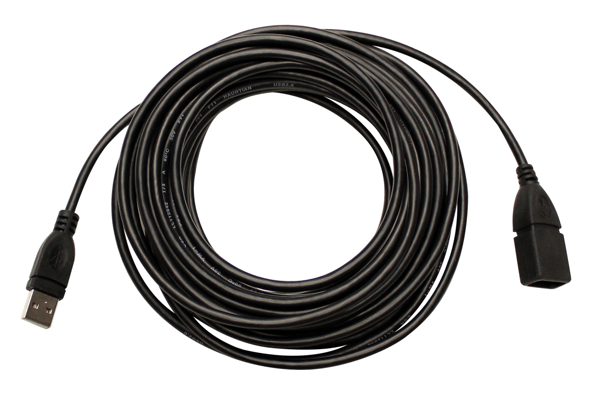 25ft USB extension cable for wireless wire-free security cameras ...