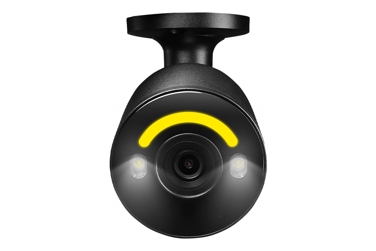 Lorex 4K IP Wired Bullet Security Camera with Smart Security Lighting