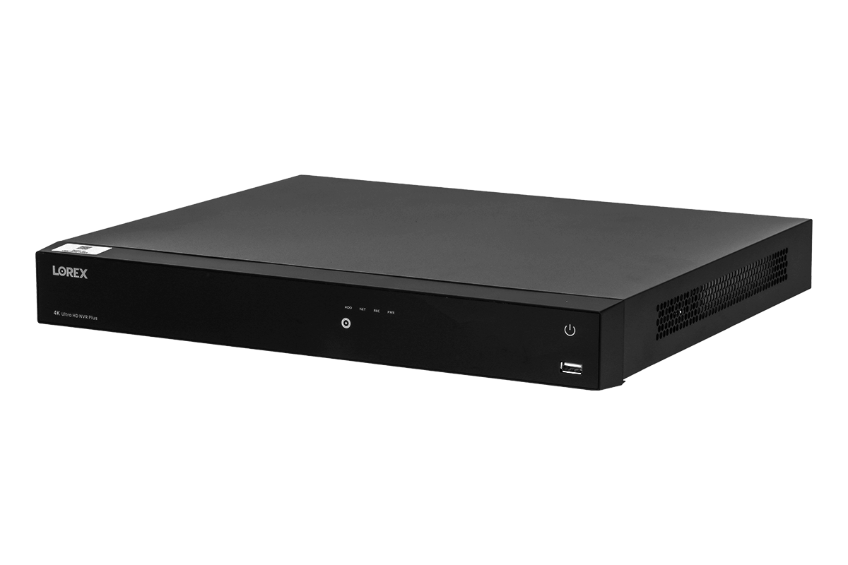 Lorex Fusion 4K (16 Camera Capable) 4TB Wired NVR System with Eight IP
